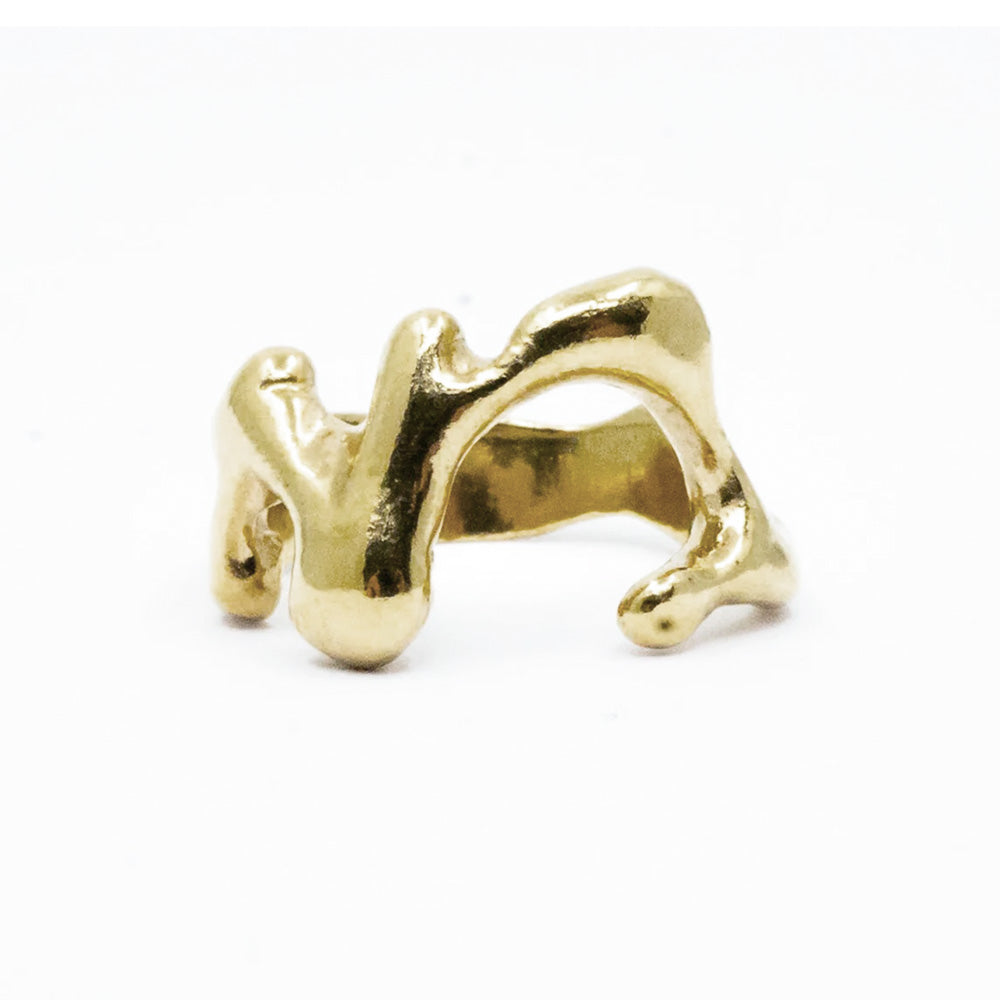 GOLD LIQUID METAL RING – TABI DSGN